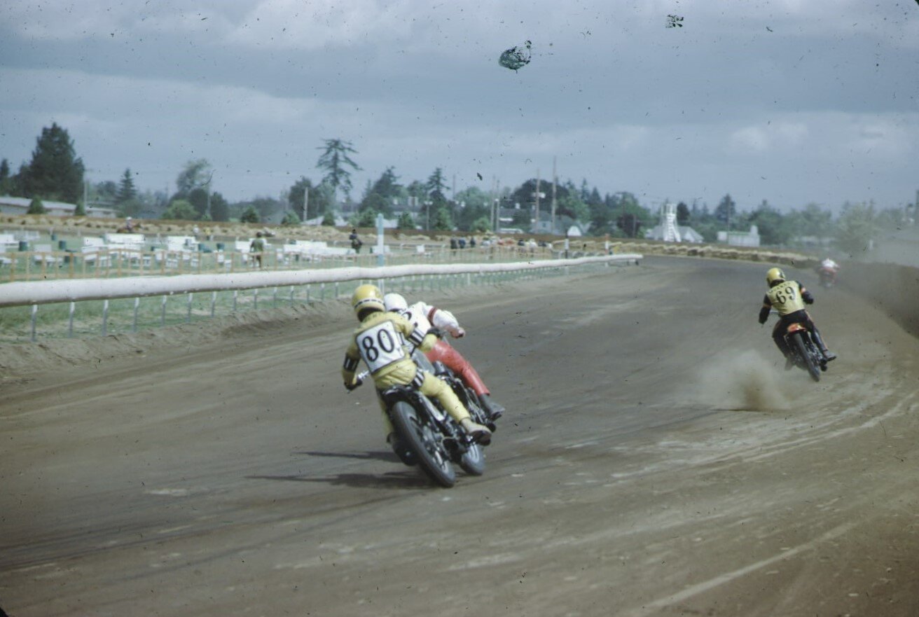 The Big Names Of 1972 Ama Race At Salem 1/2 Mile Flat Track