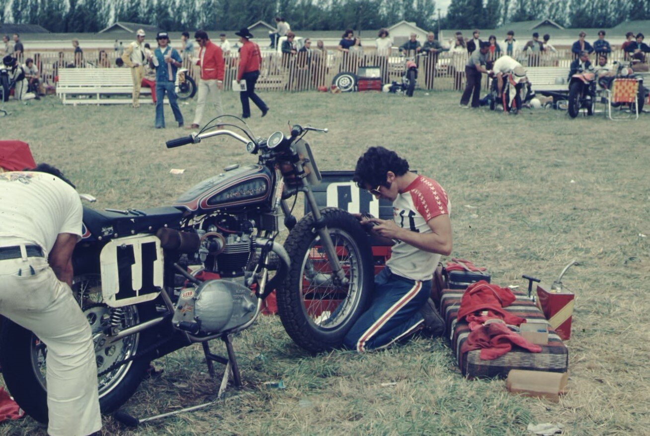 The Big Names Of 1972 Ama Race At Salem 1/2 Mile Flat Track