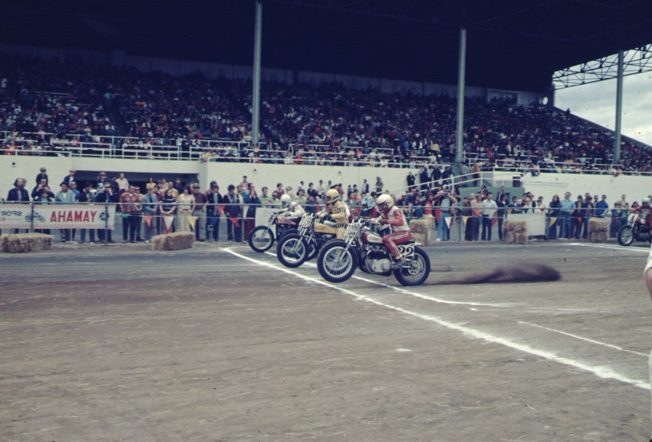 The Big Names Of 1972 Ama Race At Salem 1/2 Mile Flat Track